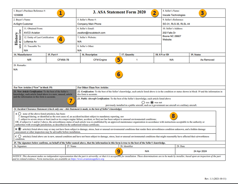 Form ASA 2020