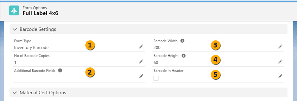 Form Options