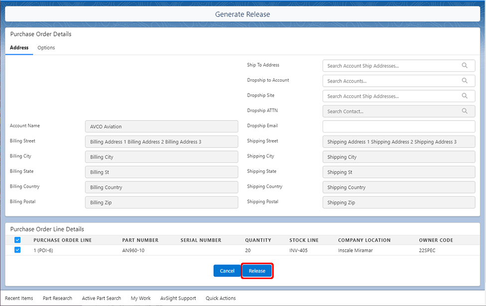 Issuing Parts for Consumption--ROs and POs