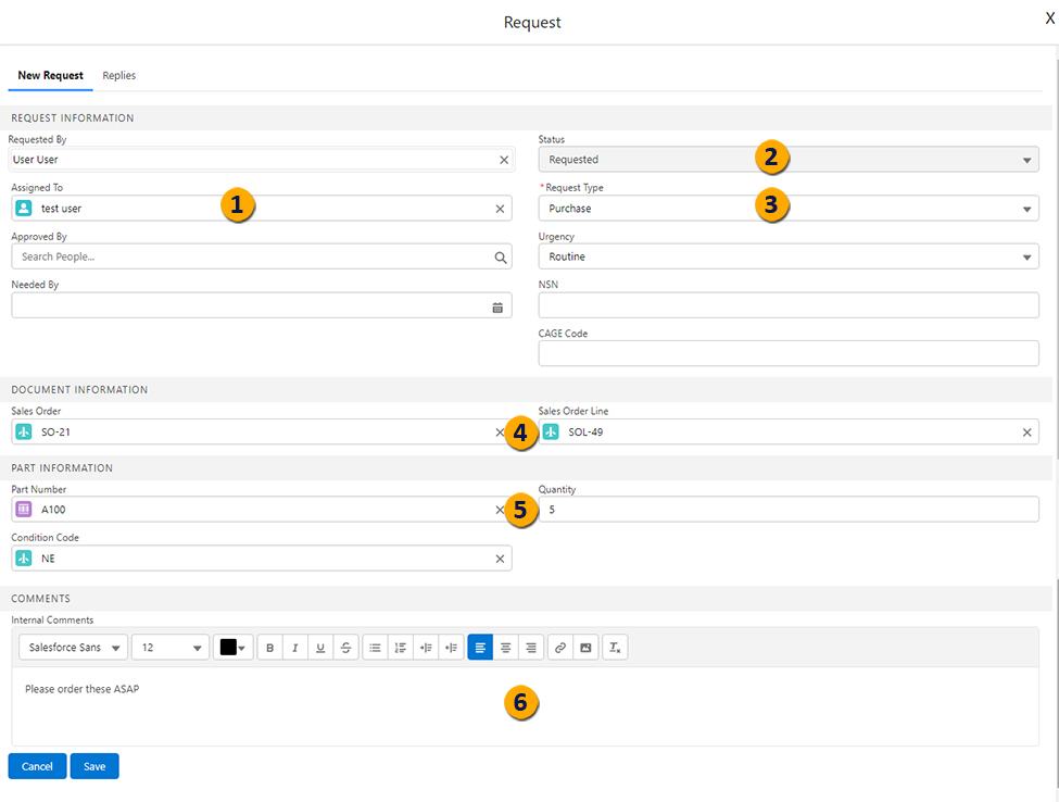 Creating Sales Orders
